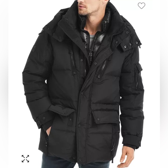SAM. | Jackets & Coats | Sam Black Element Down Parka Mens Coat Medium ...
